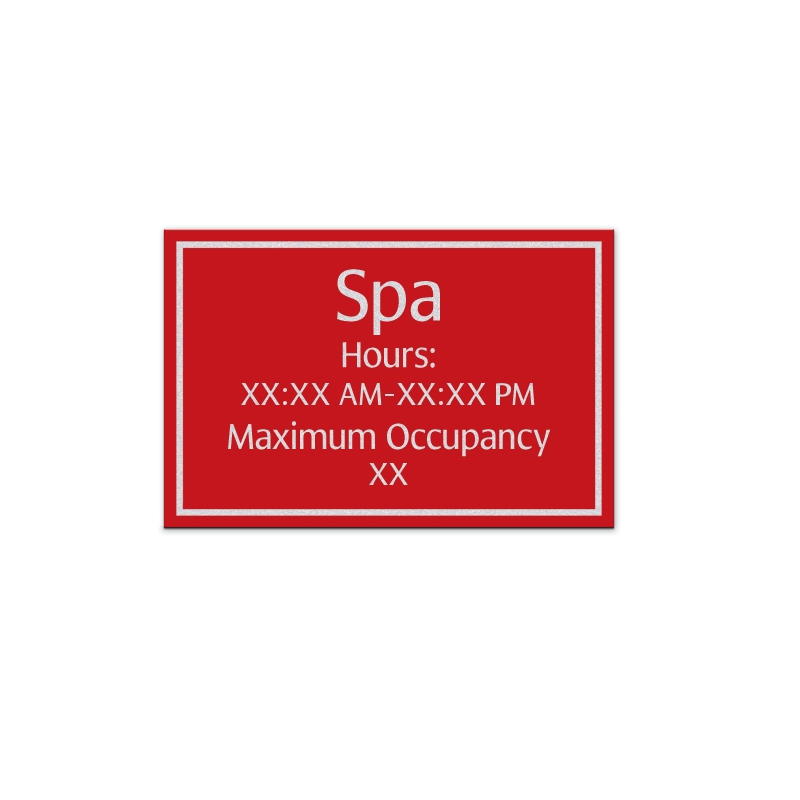 GA Required Spa Hours Rising Signs GA Required Spa Hours Rising Signs